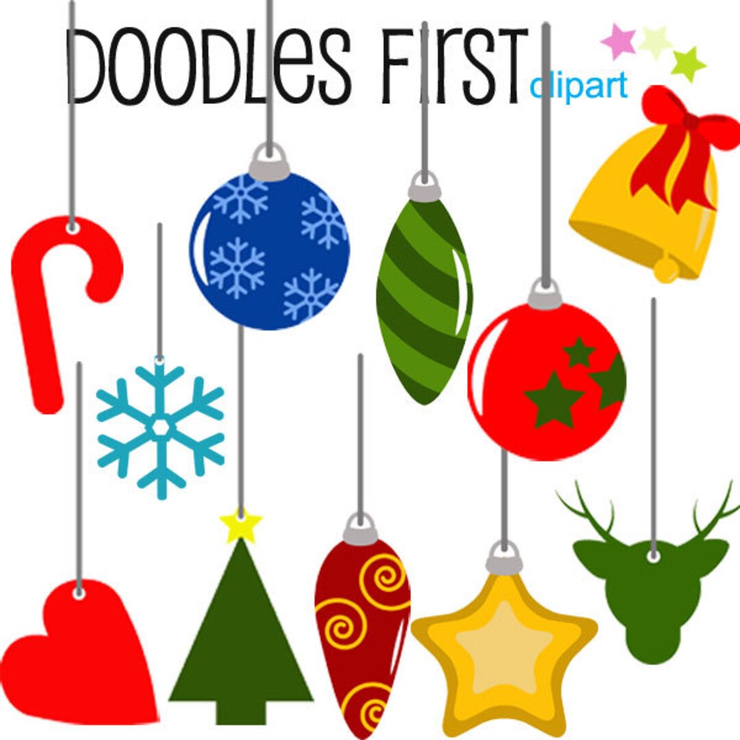 Jolly Christmas Holiday Pack Digital Clip Art for Scrapbooking Card ...