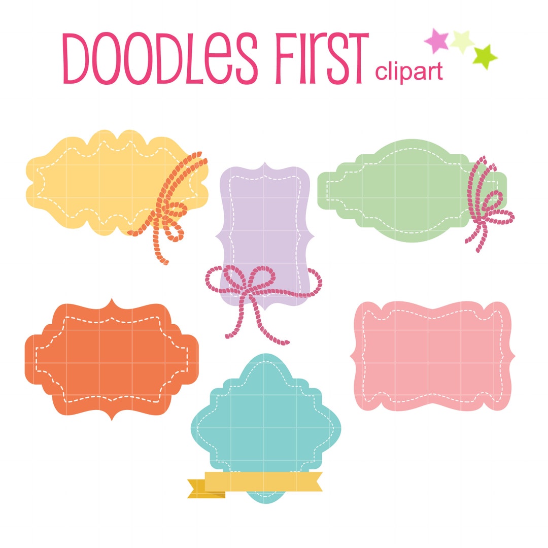 Cute Pastel Badge Digital Clip Art for Scrapbooking Card Making Cupcake ...