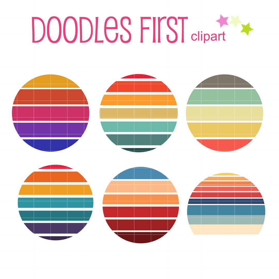 Vintage Retro Background Digital Clip Art for Scrapbooking Card Making ...