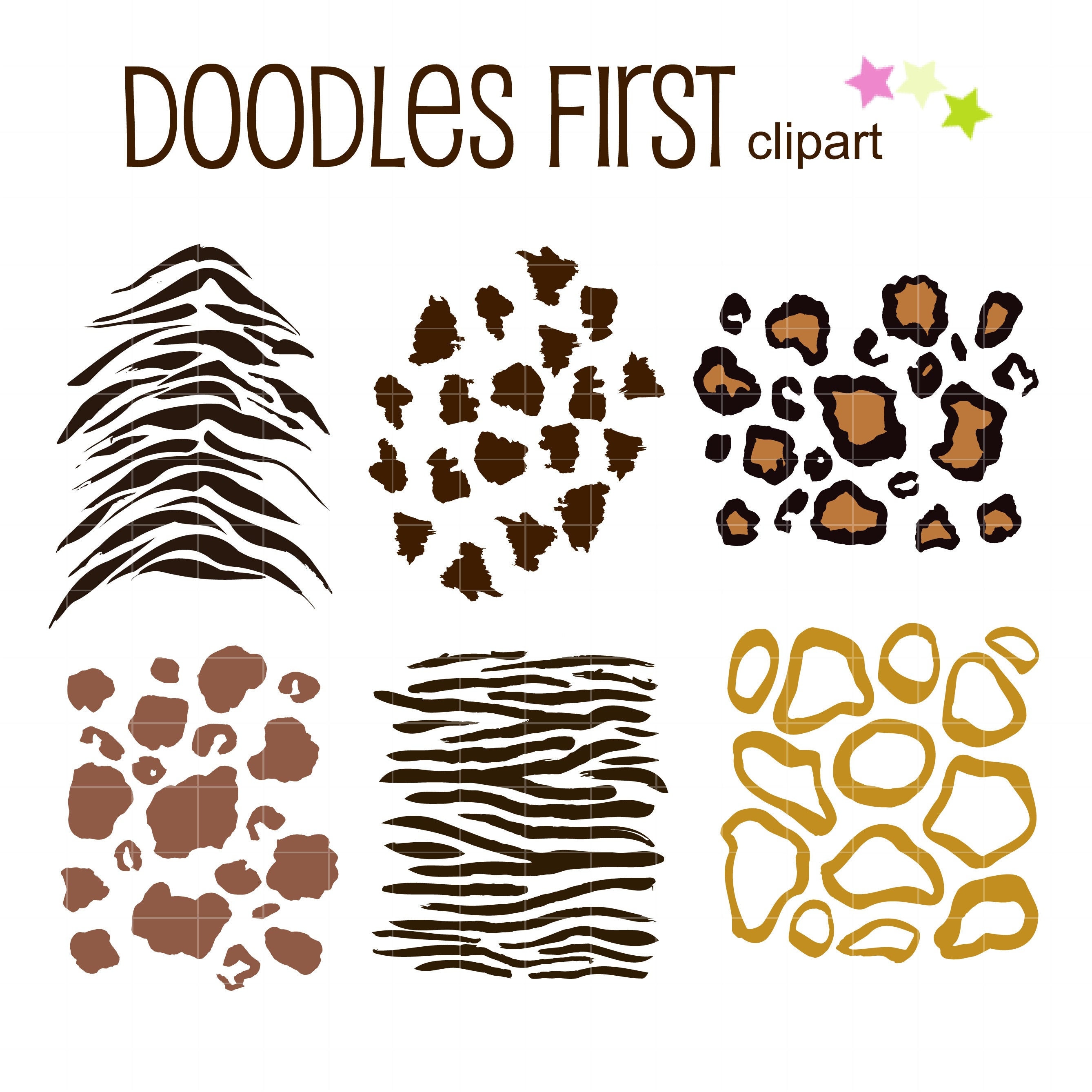 Tiger Print Clip Art