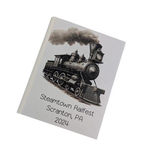 Personalized Steam Engine Photo Album: Train Picture Book, Retirement ...