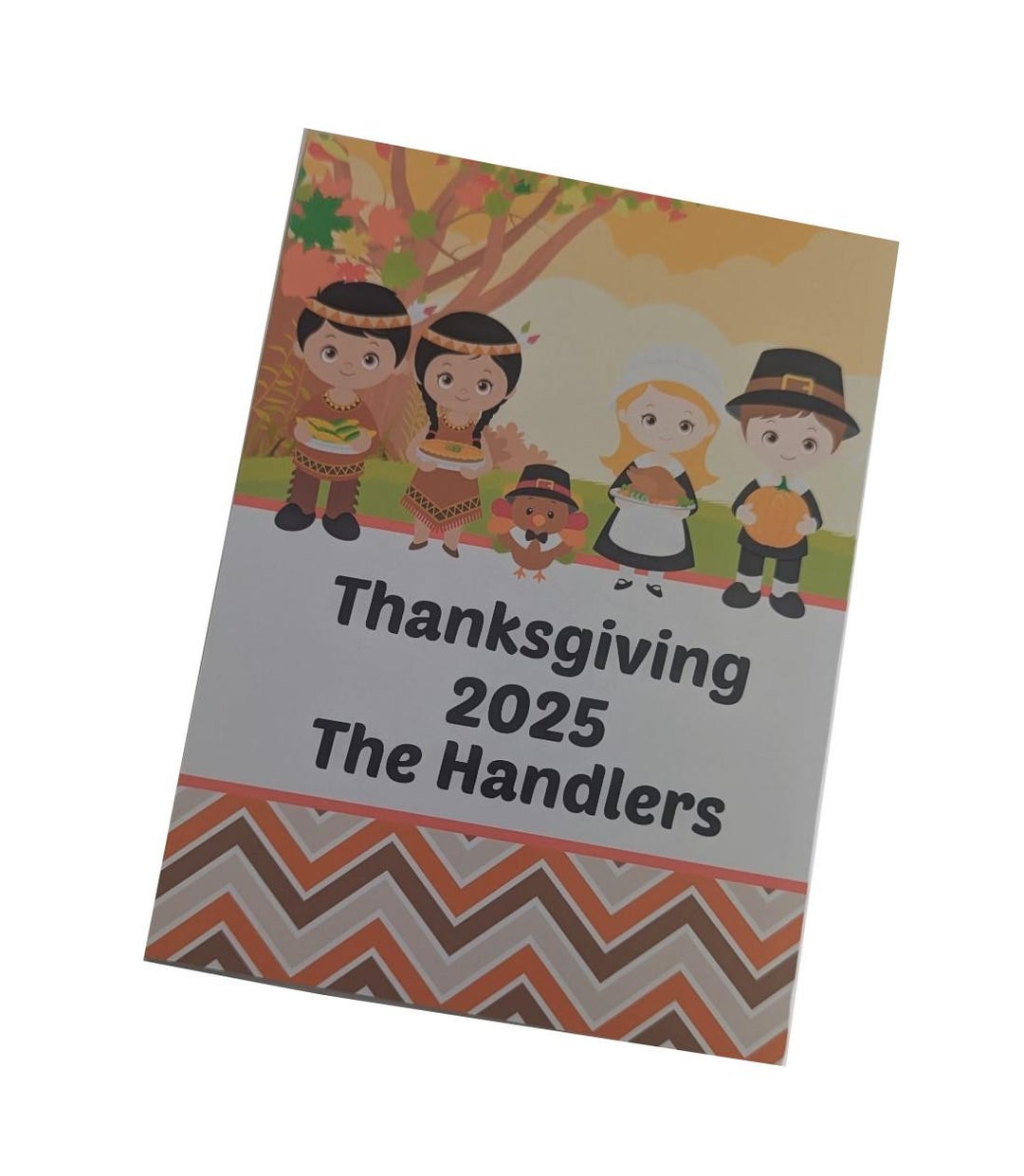 Personalized Thanksgiving Photo Album: Pilgrims & Native Americans - Etsy