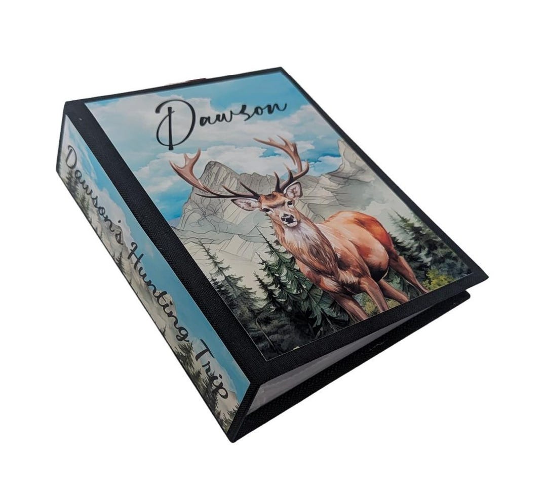 Deer Photo Album: Hunting Family Brag Book Holds 4x6 Pictures Camping ...