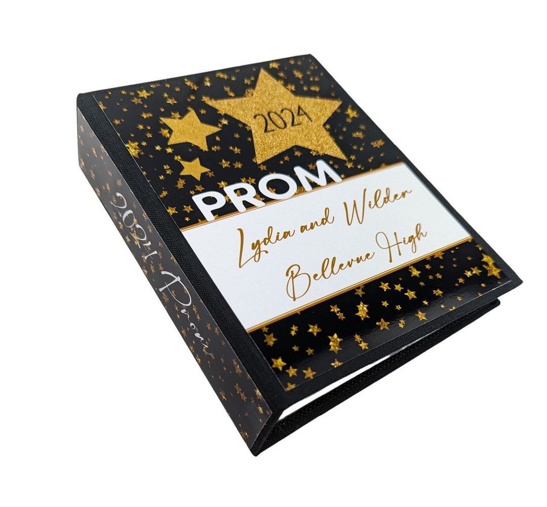 Prom Photo Album Junior Senior High School Personalized Gift Scrapbook ...