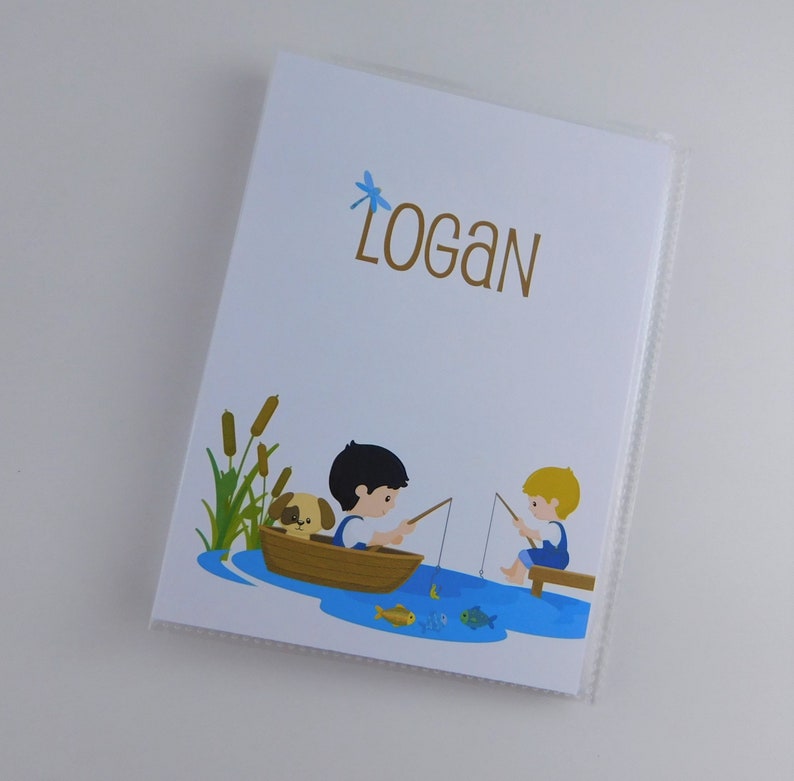 Fishing Photo Album Boy 4x6 or 5x7 Pictures Boat Pond Fish | Etsy