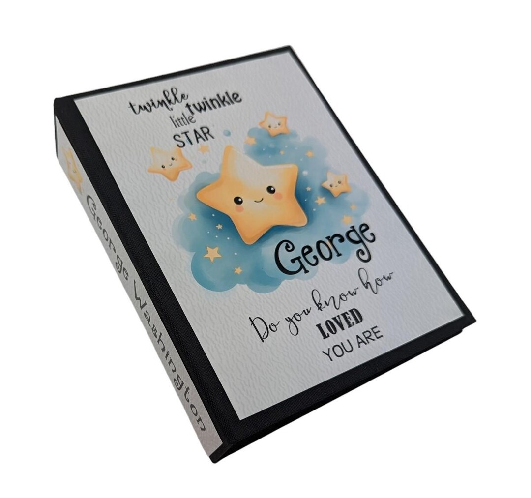 Photo Album - Twinkle Twinkle Little Star - 4x6 Pictures - Personalized ...