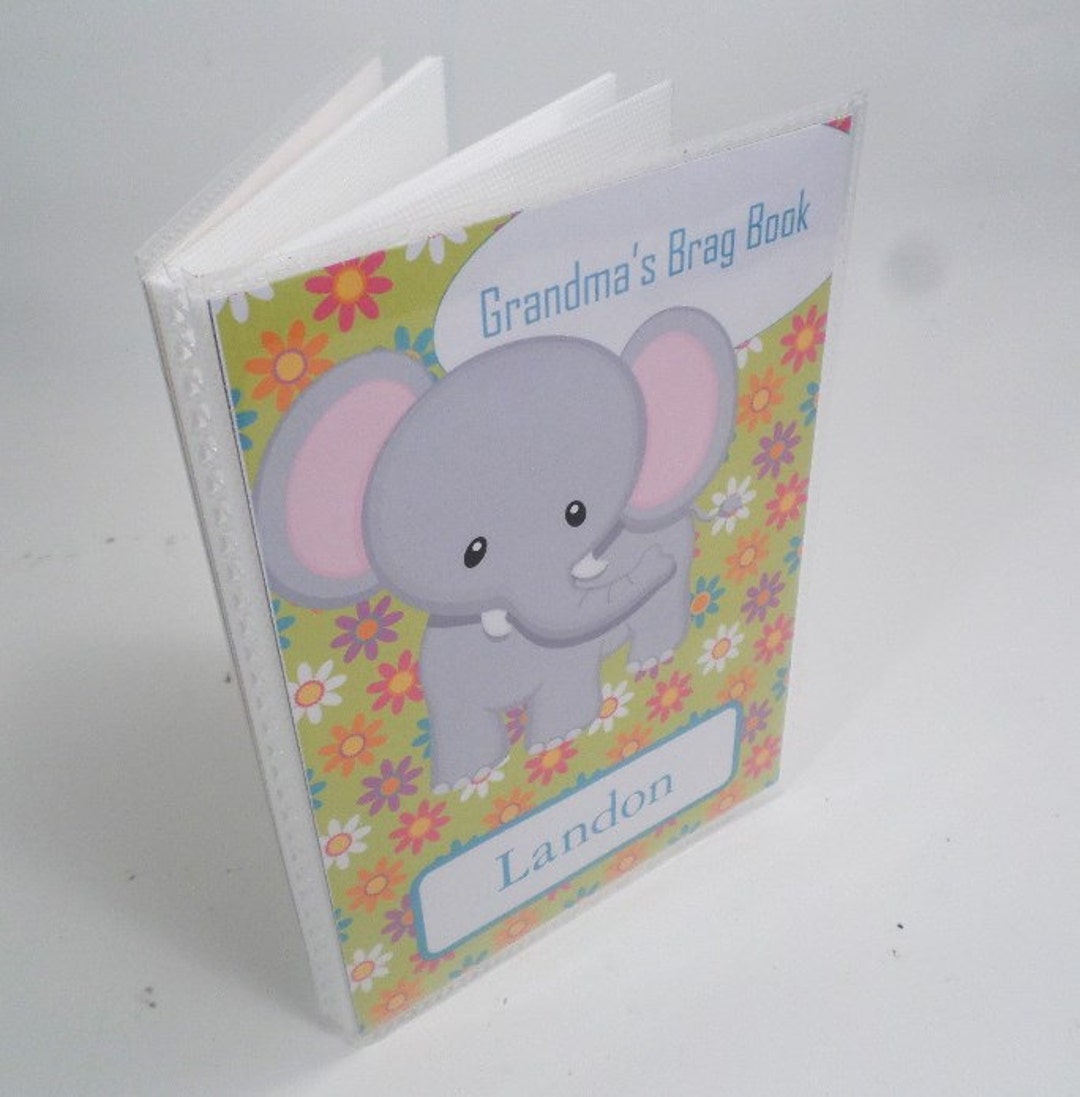 Grandmas BRAG BOOK Baby Photo Album Girl Photo Album Personalized Photo ...