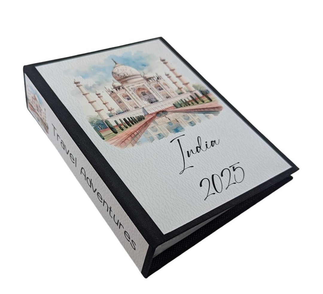 India Photo Album 4x6 5x7 Pictures Brag Book Taj Mahal Honeymoon ...