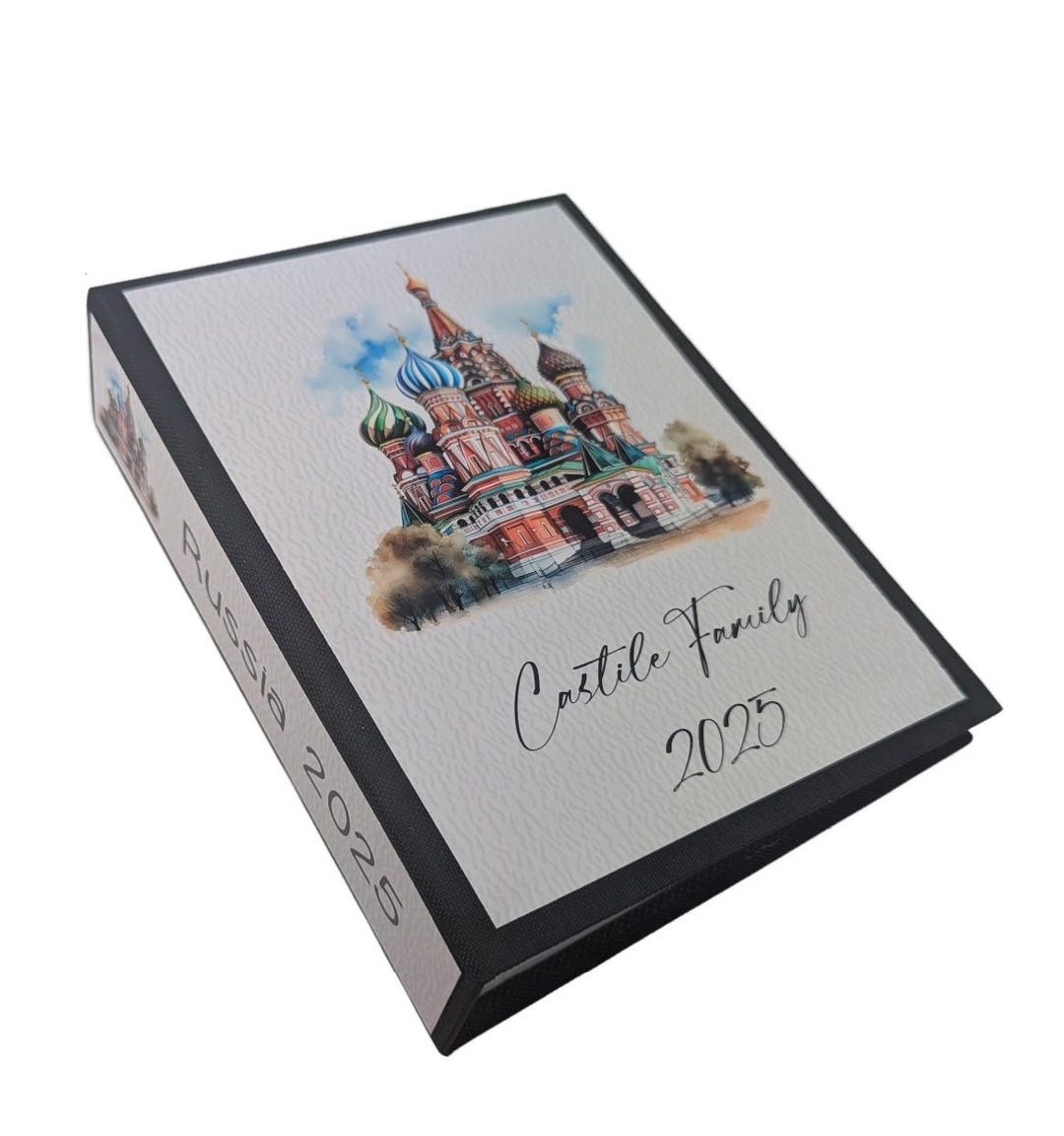 Russia Photo Album, Moscow St. Basils Cathedral, 4x6 Pictures ...