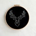 Stag Constellation Embroidery Pattern & Guide PDF - Etsy