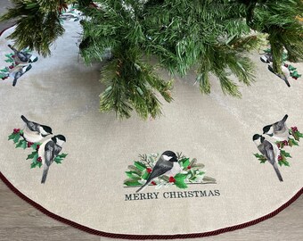 Tree Skirt Cardinal - Etsy