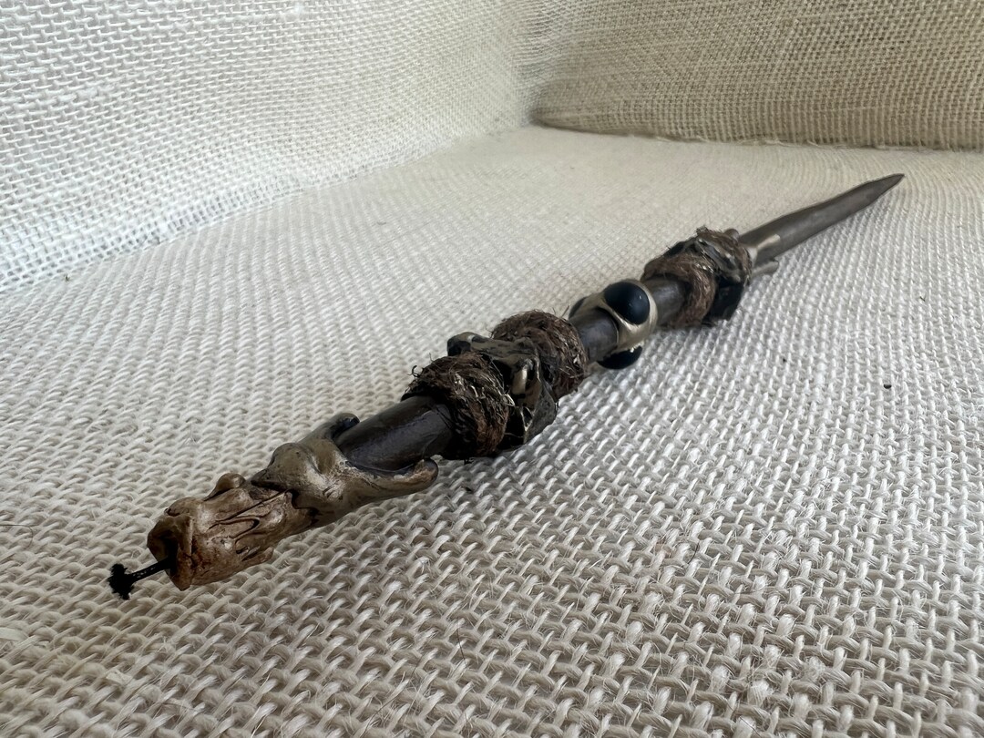 Dark Candle Cottagecore Style Wand - Etsy