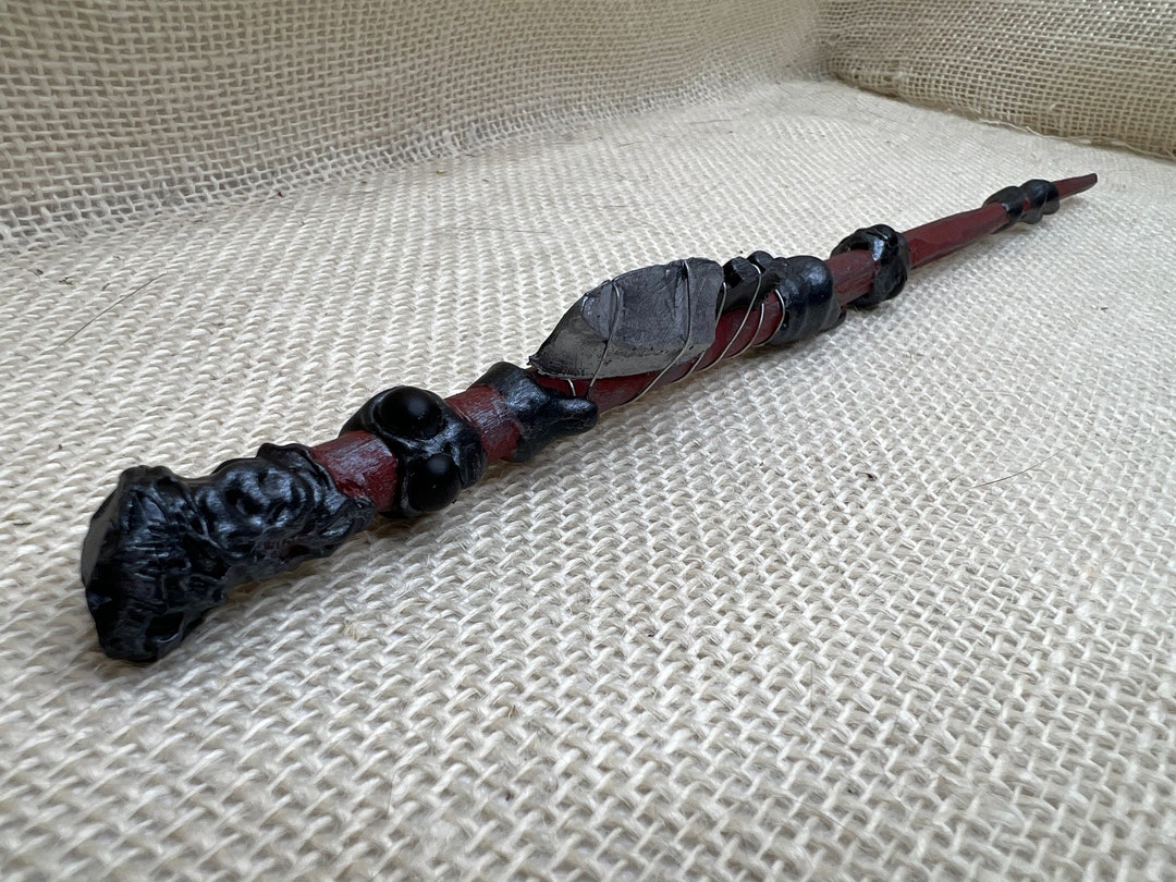 Red Knife Wand - Etsy