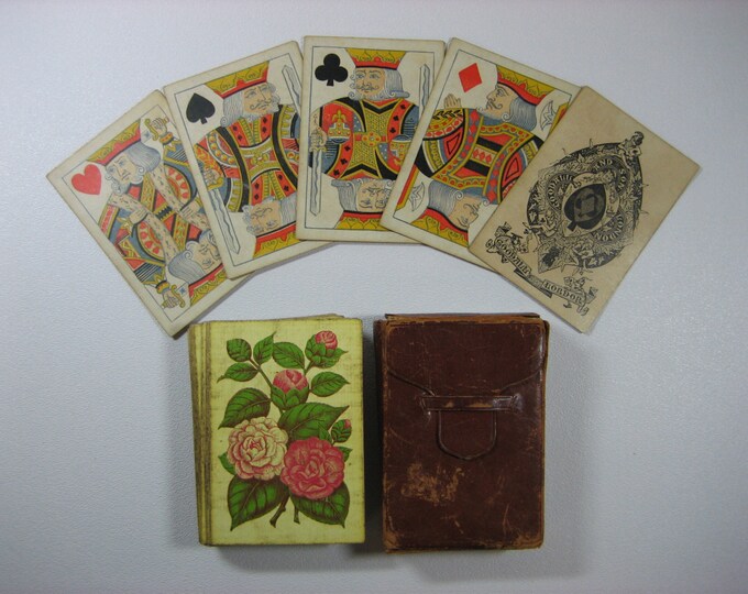 Antique Playing Cards Full Deck 1870s Goodall and Sons London - Etsy
