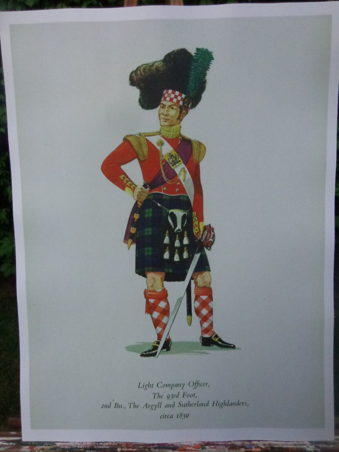 Scotsman Poster-18x24 Inches-vintage Image - Etsy