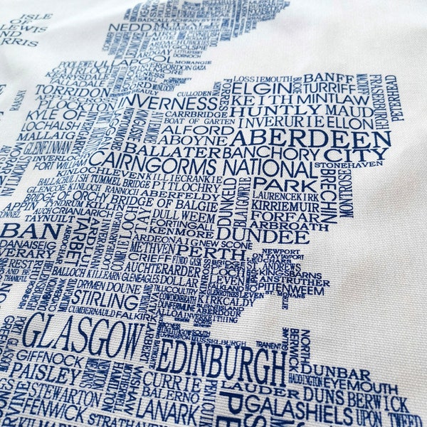Map Tea Towel - Etsy