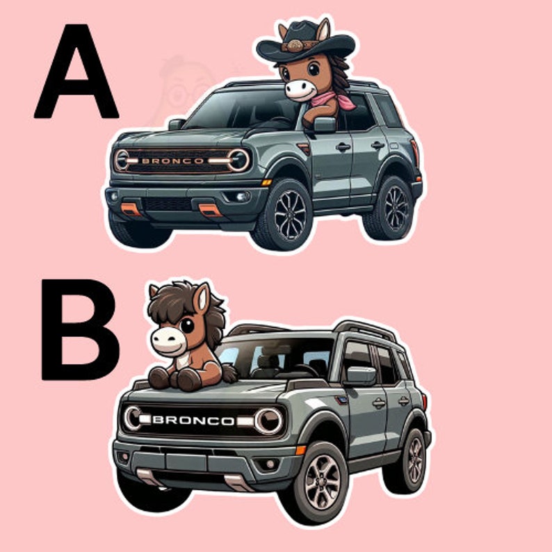Ford BRONCO Sticker - Etsy
