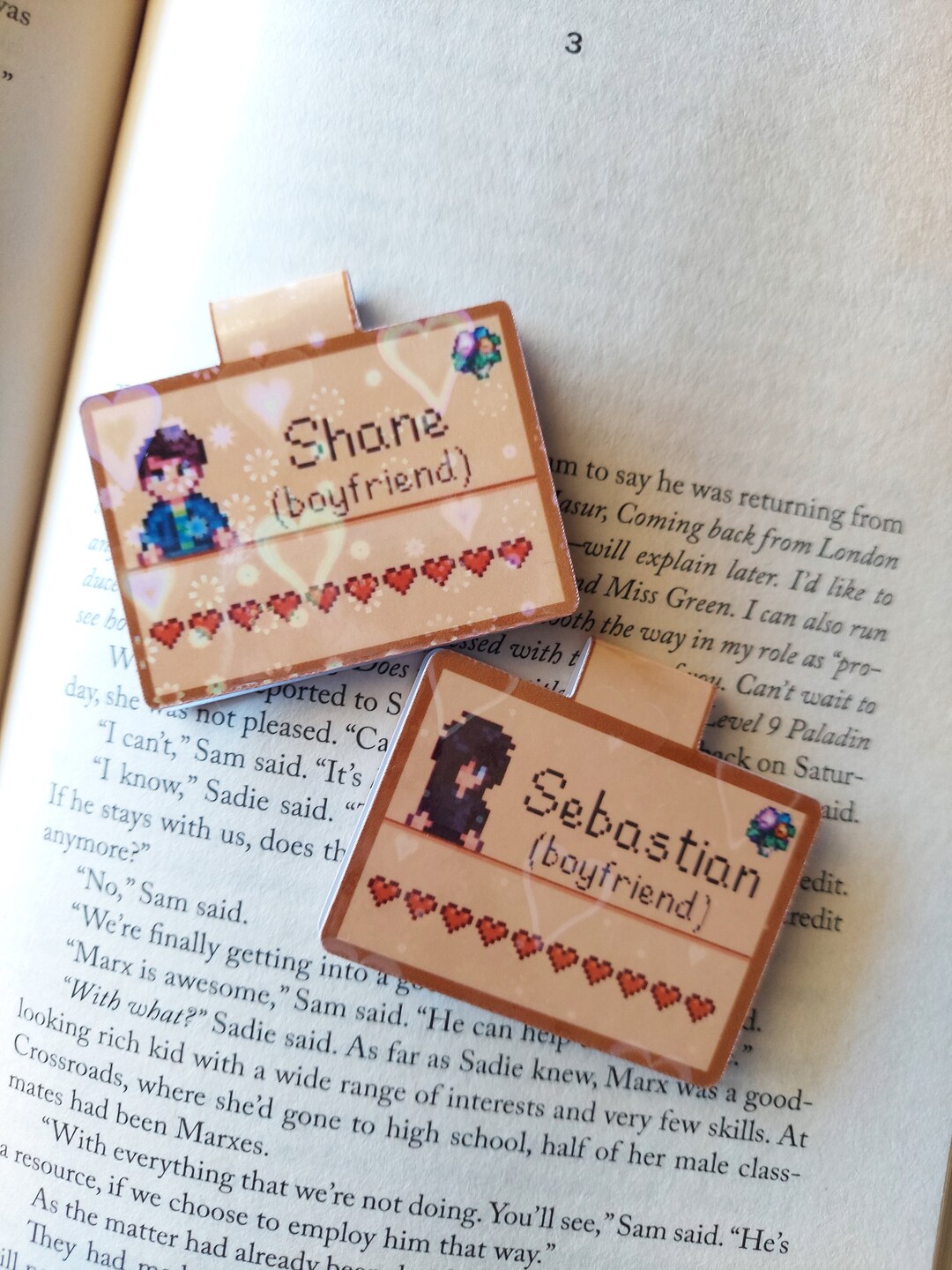 Stardew Valley Shane boyfriend Magnetic Bookmark - Etsy