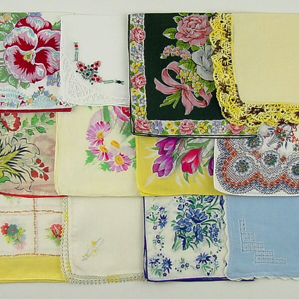 Vintage Handkerchief - Etsy