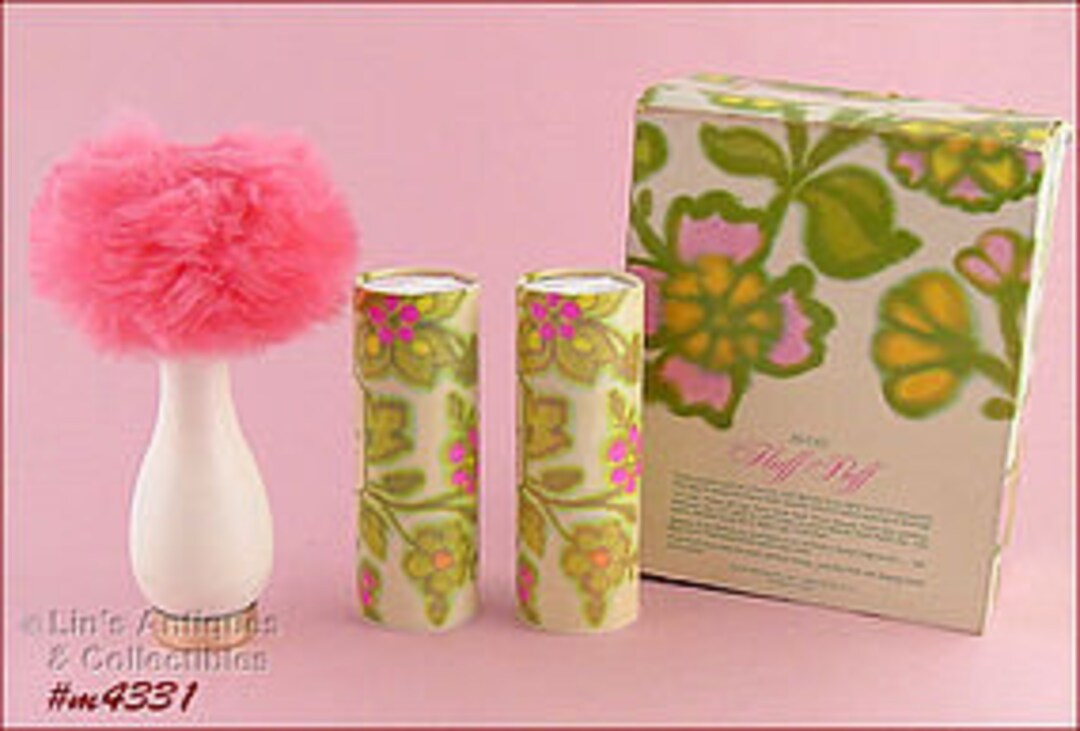 Vintage Avon Fluff Puff With Powder in Original Box (#M4331) - Etsy
