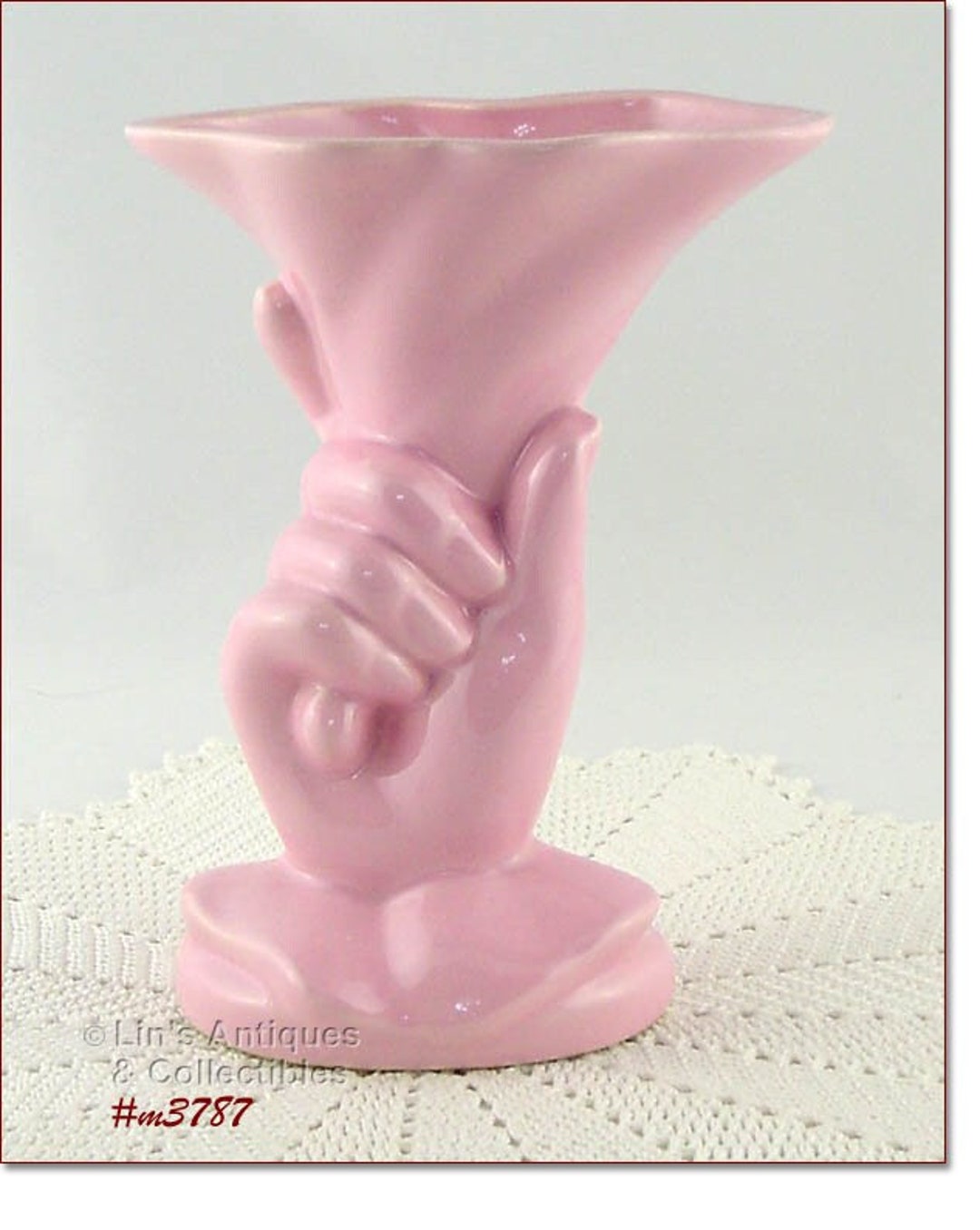 Hull Pottery Hand Shape Vase (#M3787) - Etsy