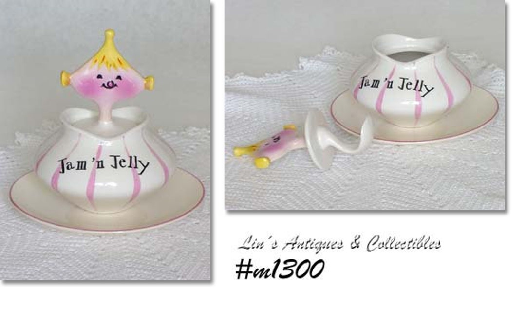 Vintage Holt Howard Pixie Jam N Jelly Server Dated 1958 (#M1300) - Etsy