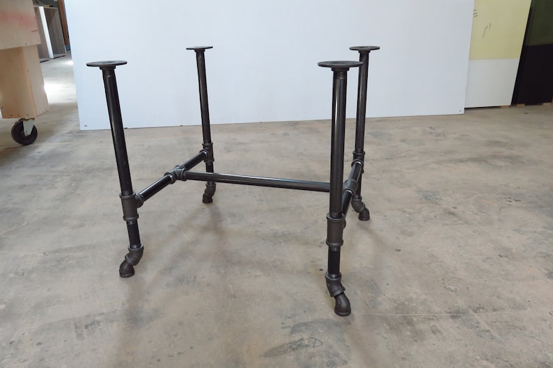 NOT FOR SALE. H-leg Pipe Table Base, Black Pipe Table Legs, Coffee ...