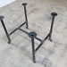 NOT FOR SALE. H-leg Pipe Table Base, Black Pipe Table Legs, Coffee ...