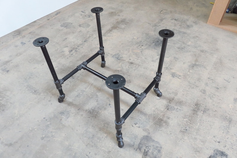 NOT FOR SALE. H-leg Pipe Table Base, Black Pipe Table Legs, Coffee ...