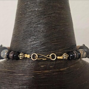 Earthy Mixed Gemstone Chest Piece, Agate Geode and Jasper Earth Tone ...