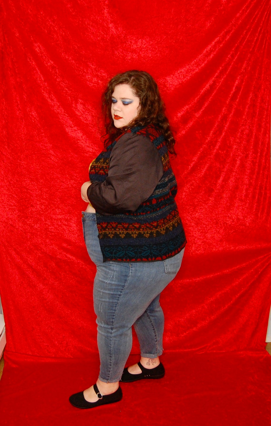 Grunge Throwback Comfort Fashion // 1990s Plus-size Mid-size Pendleton ...