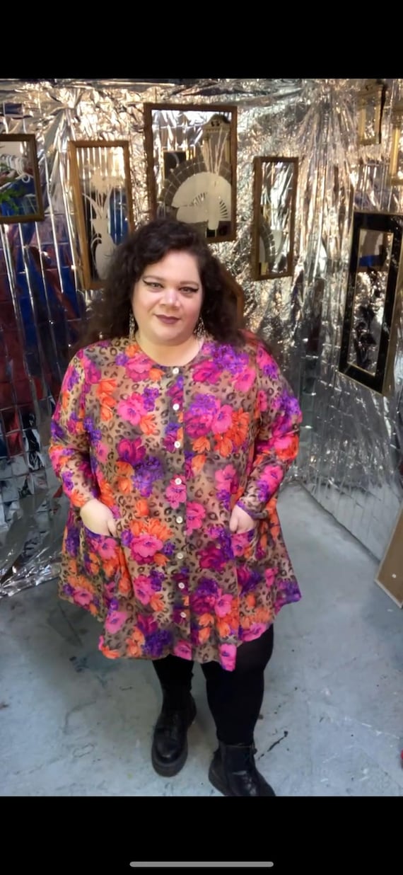 1980s Fat Fran Fine Looks // Rare Plus-Size Semi-Shee… - Gem