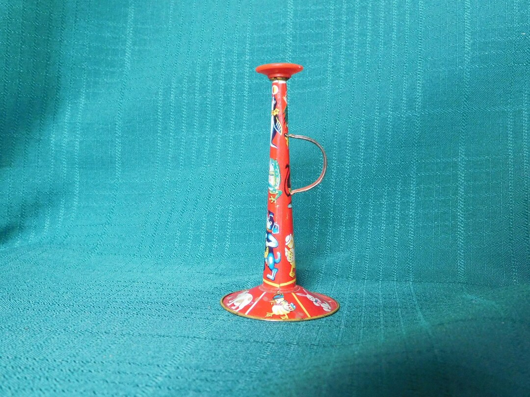 Vintage 1940s Tin Horn Made in Japan GUC - Etsy