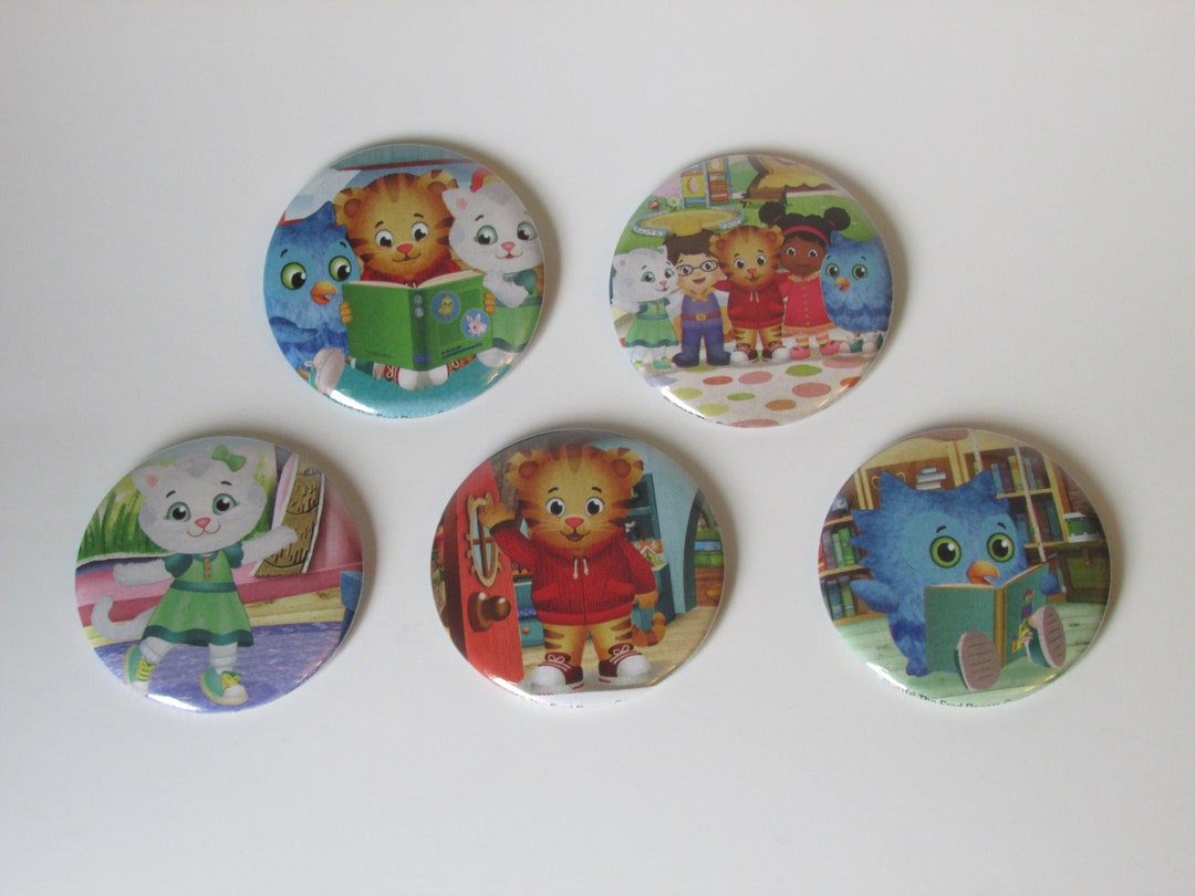 Daniel Tiger Magnet Set - Birthday Party Favors - Daniel Tiger ...