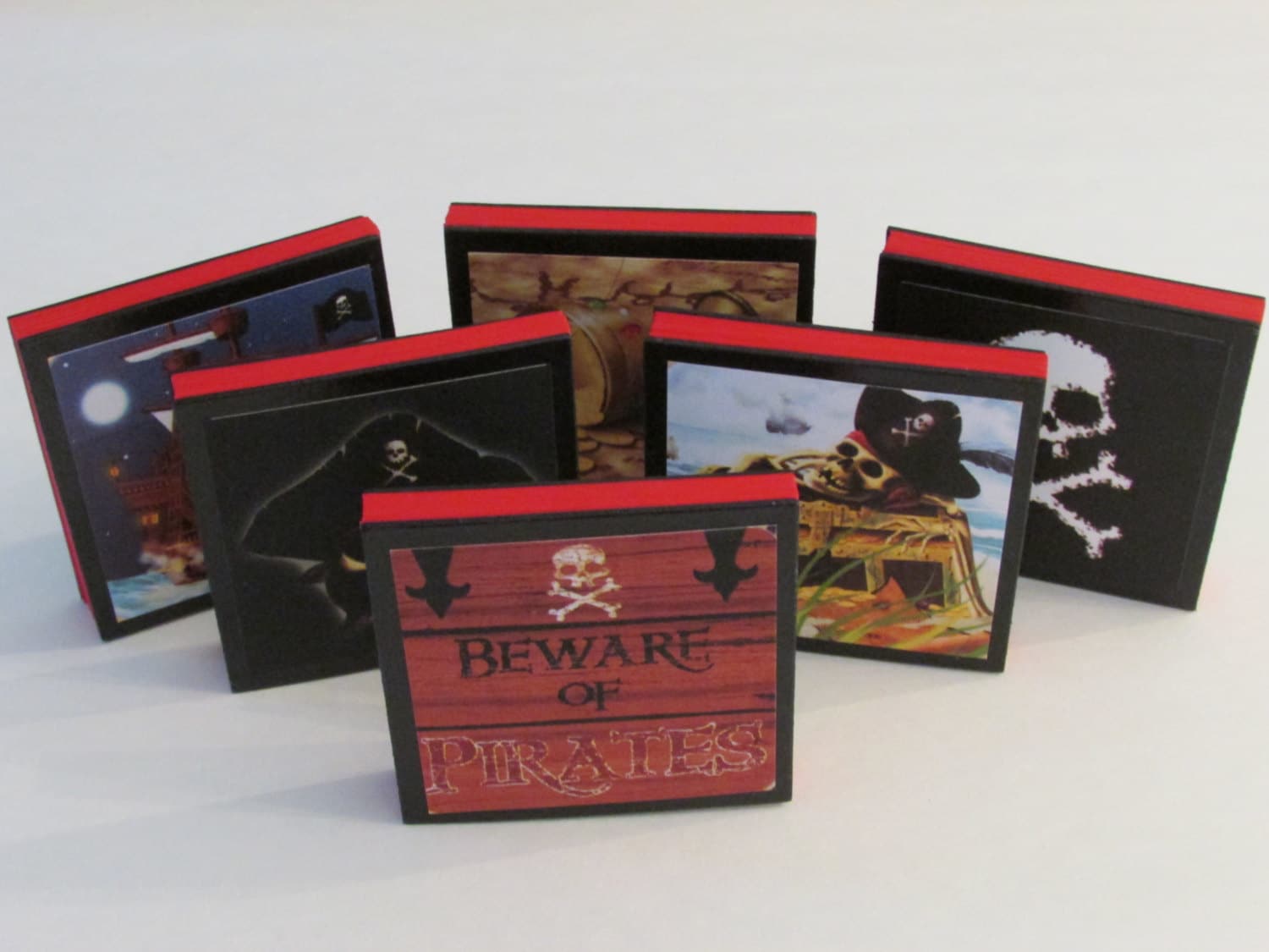 Boys Pirate Note Pads Set of 6 Excellent Party Favors | Etsy