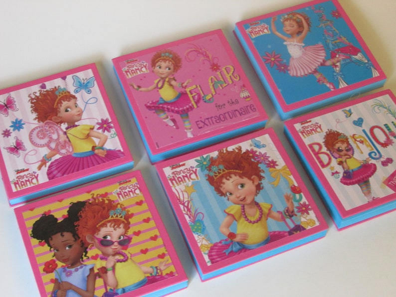 Fancy Nancy Set 2 Note Pads Set of 6 Excellent Party Favors - Etsy.de
