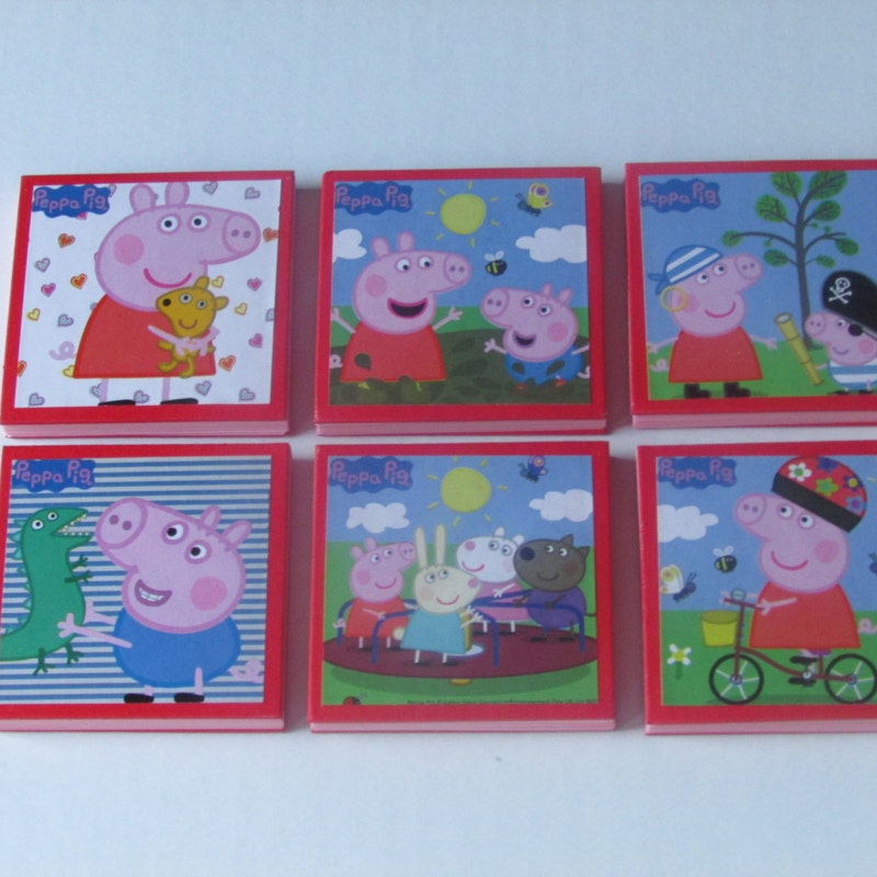 Peppa Pig Stickers - Etsy