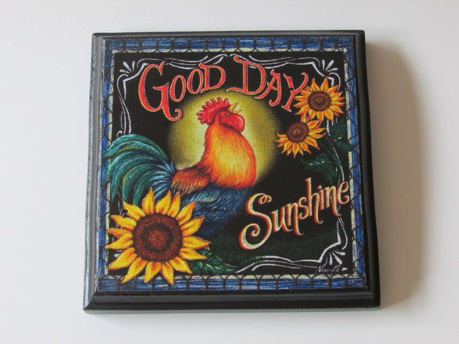 Kitchen Chicken / Rooster Room Wall Plaques Set of 4 Chicken - Etsy