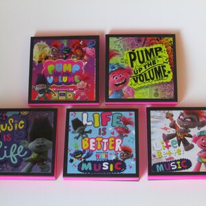 Trolls World Tour Note Pads Set of 5 - Excellent Party Favors - Trolls ...