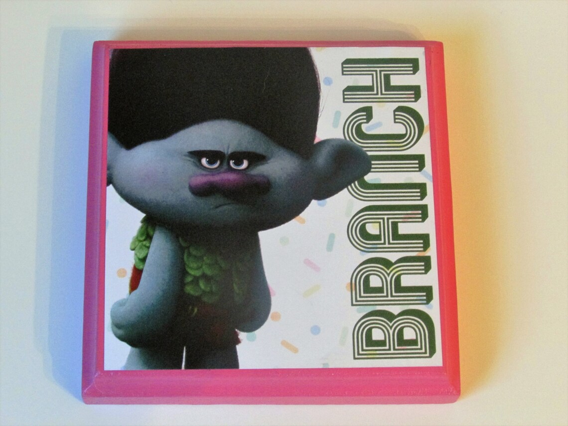 Trolls Set 2 Room Wall Plaques Set of 4 Trollss Girls Room | Etsy