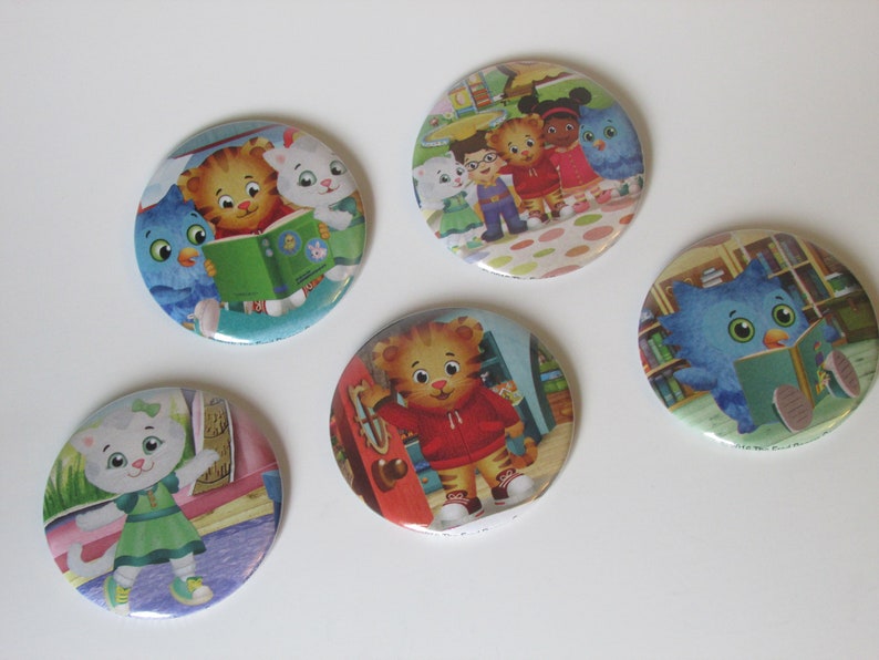 Daniel Tiger Magnet Set Birthday Party Favors Daniel Tiger - Etsy