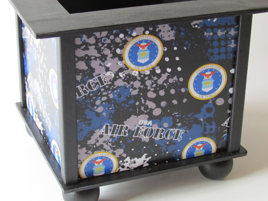 Armed Forces Air Force Planter Box Paint Stick Planter Box - Etsy