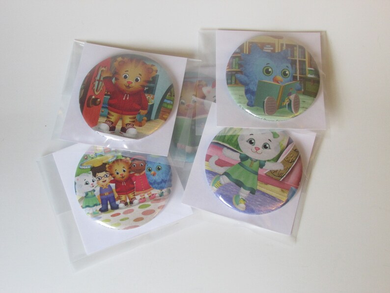 Daniel Tiger Magnet Set Birthday Party Favors Daniel Tiger - Etsy