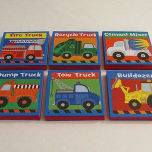 Boys Big Trucks Note Pads Set of 6 Excellent Party Favors - Etsy