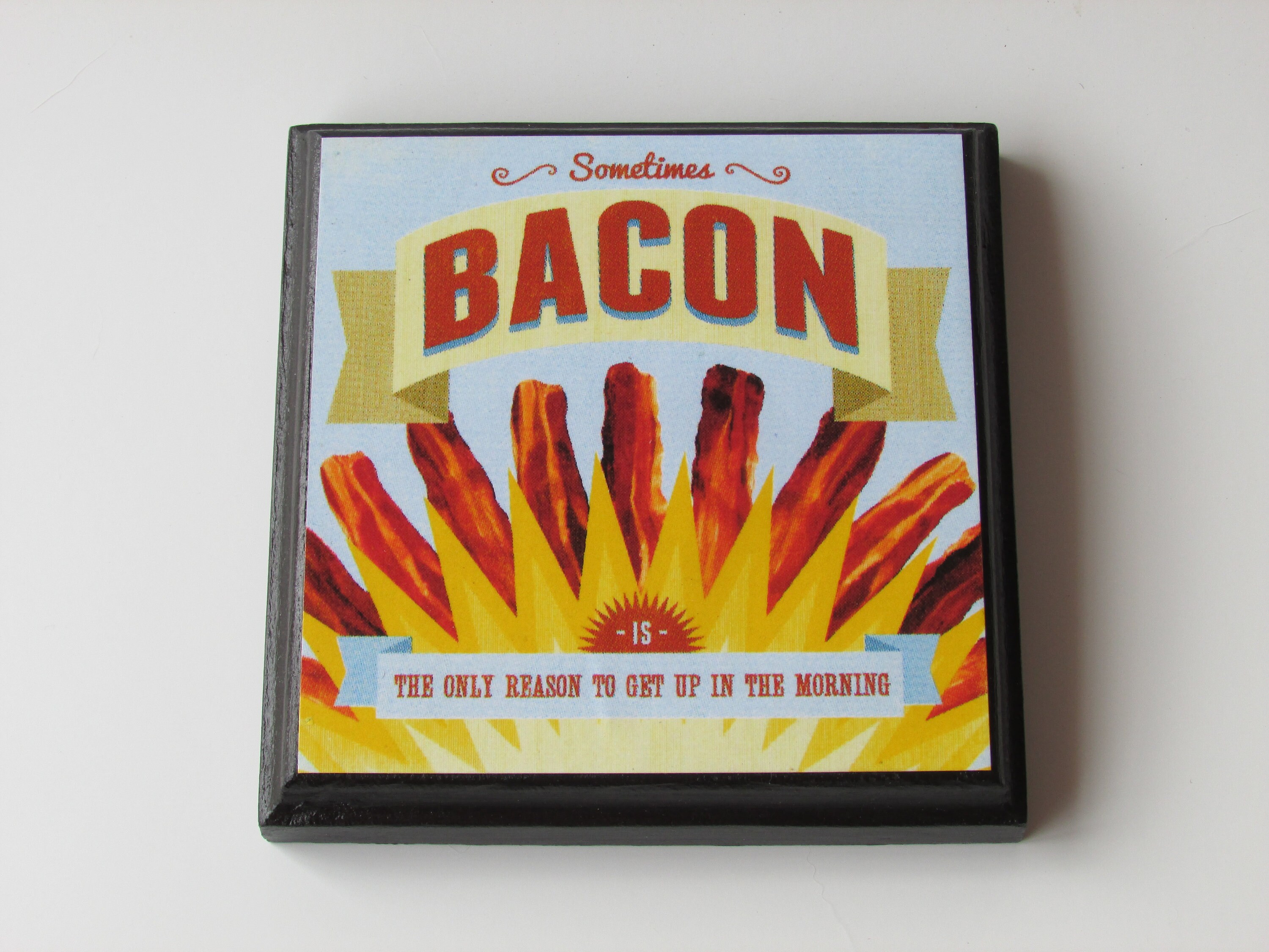 Bacon Retro Kitchen Diner Cafe Room Wall Decor Plaques Set - Etsy