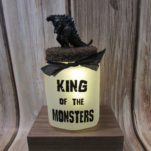 Godzilla Lamp - Etsy