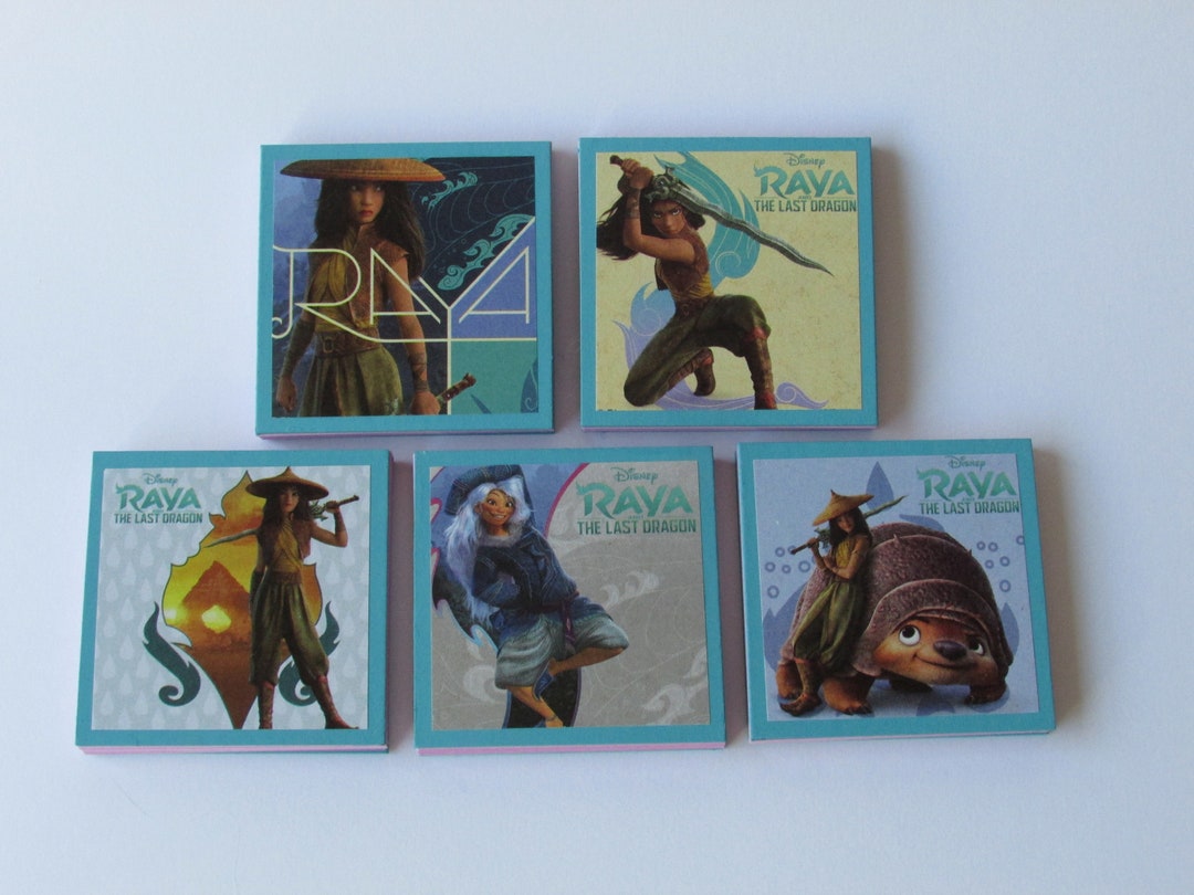 Raya Note Pads Set of 5 Excellent Party Favors Raya Birthday Party ...