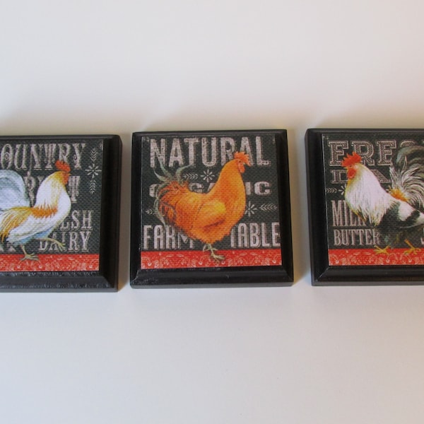 Rooster Fridge Magnet - Etsy