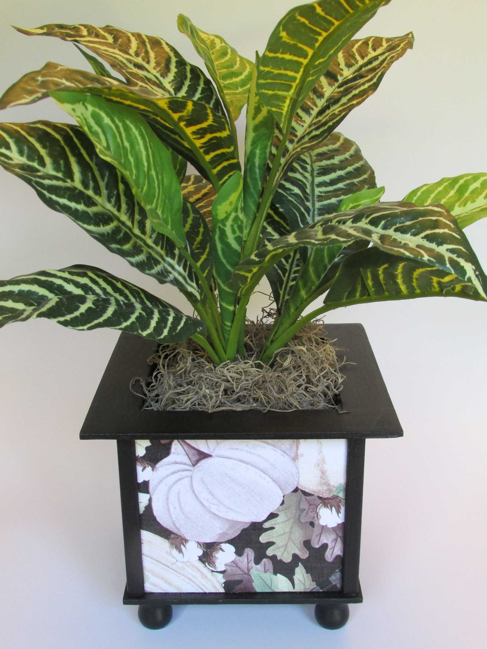 Fall Pumpkins Planter Box Paint Stick Planter Box Pumpkin - Etsy