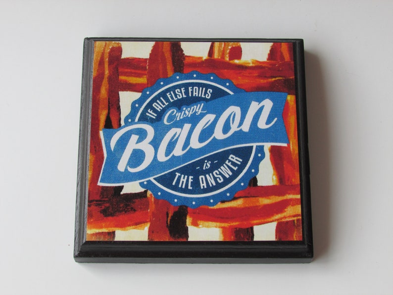 Bacon Retro Kitchen Diner Cafe Room Wall Decor Plaques Set - Etsy